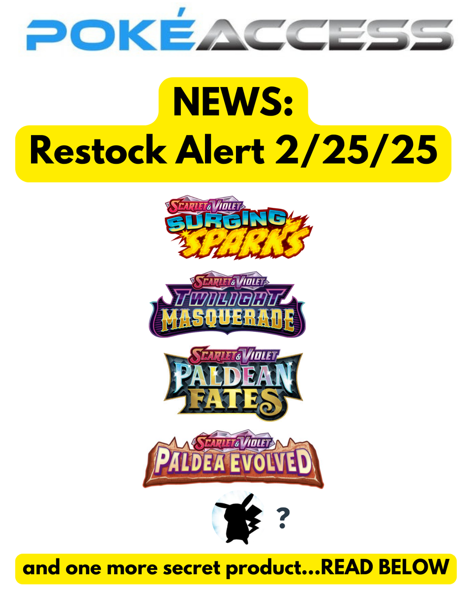 2/25/25 Restock Alert – PokeAccess